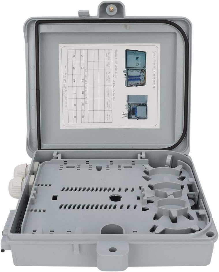 Outdoor Distribution Box IP65 with Key Lock for 12 x SC Simplex or 12 x ...