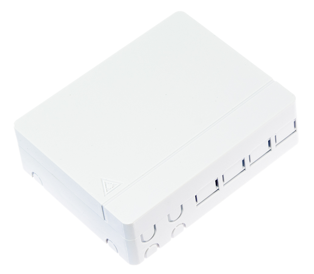 Optical Fiber Connection Box for 4 x SC Simplex or LC Duplex (without ...