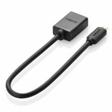 Ugreen Adapter 20134 Micro HDMI to HDMI 20cm Black (20134B) - e-shop - ETD.gr | Epsilon Teledata