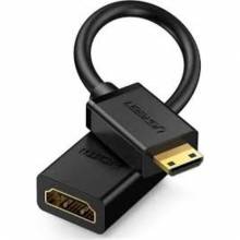 Ugreen 20137 Adapter Mini HDMI to HDMI 22cm black - e-shop - ETD.gr | Epsilon Teledata